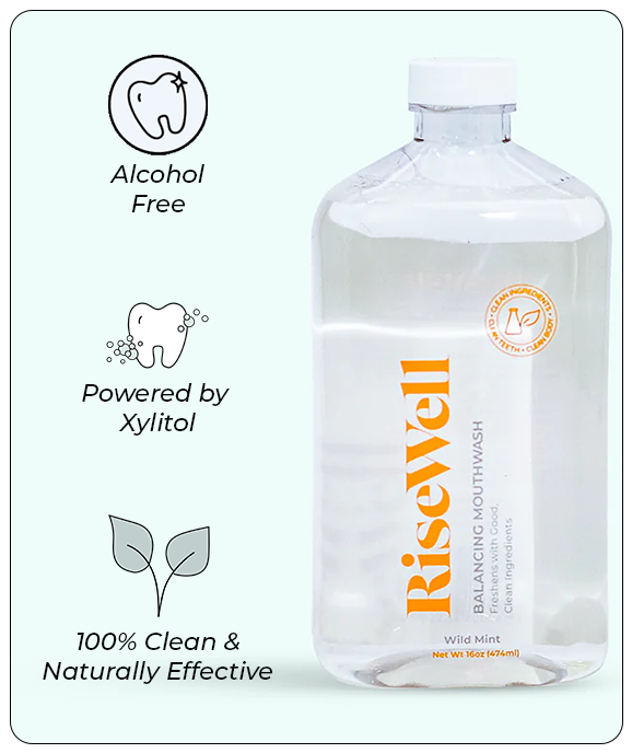 RiseWell Balancing Mouthwash - 16oz - Smile Brilliant